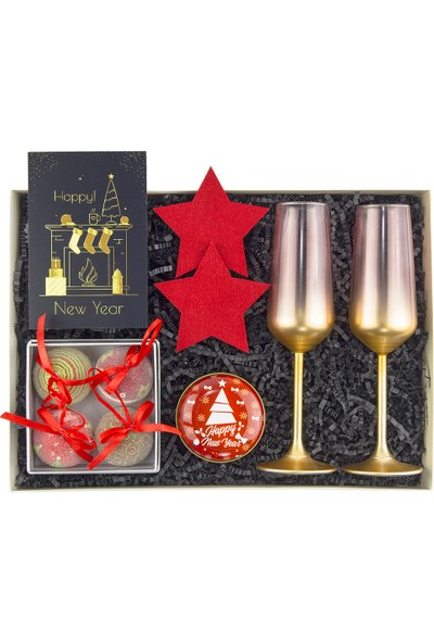 Troy Gift Box 2'li Yılbaşı Kadehi Seti Hediye Kutusu Troy Gift Box 2'li Yılbaşı Kadehi Seti Hediye Kutusu