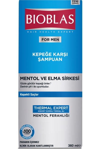 Bioblas Thermal Expert Men Kepeğe Karşı Şampuan 360 ml