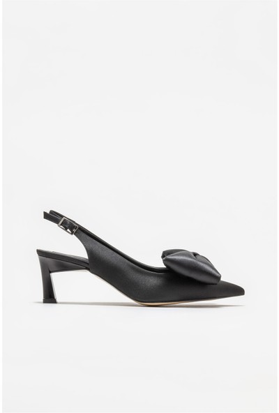 Elle Shoes Siyah Kadın Topuklu Ayakkabı