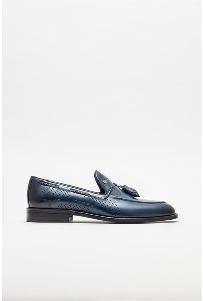 Elle Shoes Lacivert Deri Erkek Loafer Elle Shoes Lacivert Deri Erkek Loafer