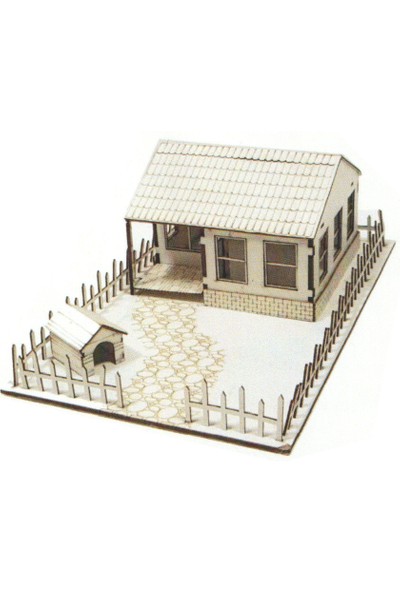 Vox Maket Demonte Bahçeli Ev Kiti 1:50 N:VIM-48A Vox Maket Demonte Bahçeli Ev Kiti 1:50 N:VIM-48A