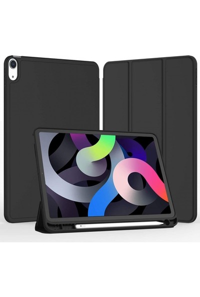 FUJİMAX Apple iPad Air 5 2022 10.9 (5.nesil) M1 Çipli Seri A2589,A2591 Kalemlikli Uyku Modlu Yatay Standlı Smart Kılıf FUJİMAX Apple iPad Air 5 2022 10.9 (5.nesil) M1 Çipli Seri A2589,A2591 Kalemlikli Uyku Modlu Yatay Standlı Smart Kılıf