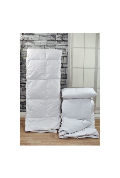 Nofku Tek Kişilik Kaz Tüyü Yorgan 155x215 Cm Nofku Tek Kişilik Kaz Tüyü Yorgan 155x215 Cm