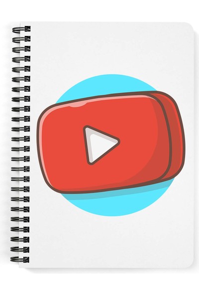 Play Baskılı Ahşap Kapaklı Defter 15X20 cm DFT1635