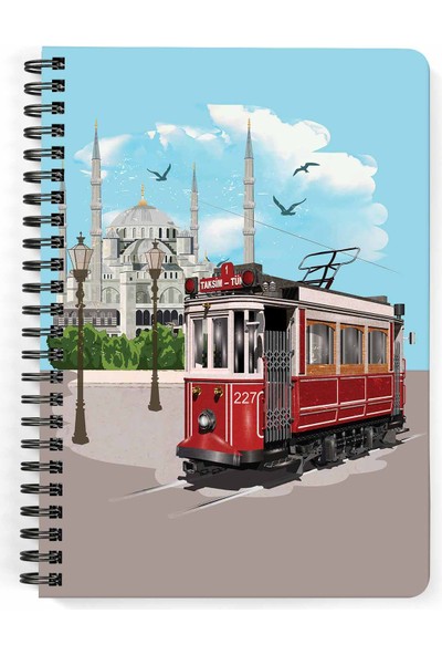 Hero Tasarım Taksim Tünel Baskılı Ahşap Kapaklı Defter 15X20 cm DFT5090 Hero Tasarım Taksim Tünel Baskılı Ahşap Kapaklı Defter 15X20 cm DFT5090