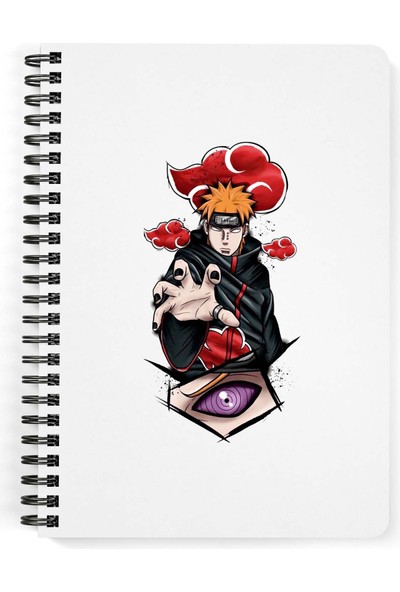 Naruto Baskılı Ahşap Kapaklı Defter 15X20 cm DFT6058