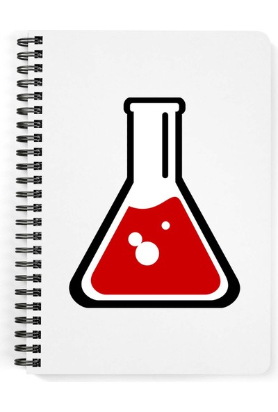 Hero Tasarım Kimya Baskılı Ahşap Kapaklı Defter 15X20 cm DFT6401