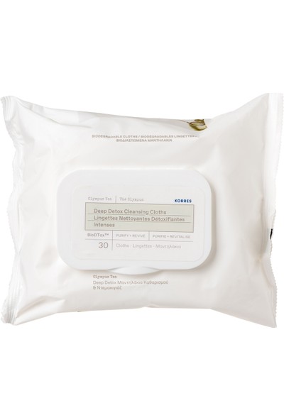 Korres Olympus Tea Yüz Temizleme Mendili 30 Adet