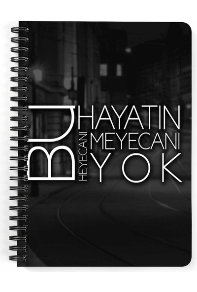Çukur Baskılı Ahşap Kapaklı Defter 15X20 cm DFT2636