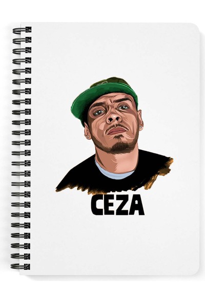 Hero Tasarım Ceza Baskılı Ahşap Kapaklı Defter 15X20 cm DFT1703