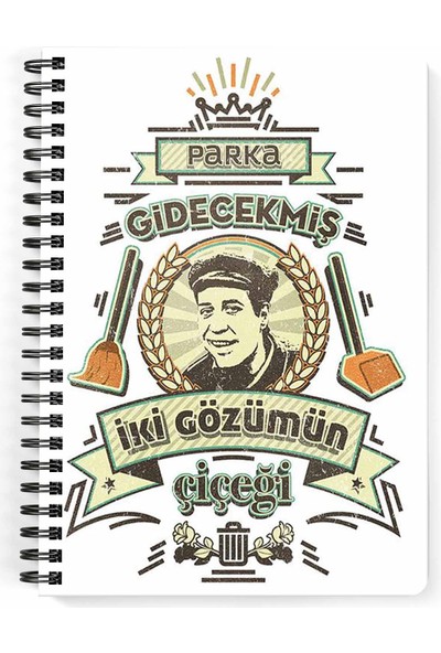 Çöpçüler Kralı Baskılı Ahşap Kapaklı Defter 15X20 cm DFT2526 Çöpçüler Kralı Baskılı Ahşap Kapaklı Defter 15X20 cm DFT2526