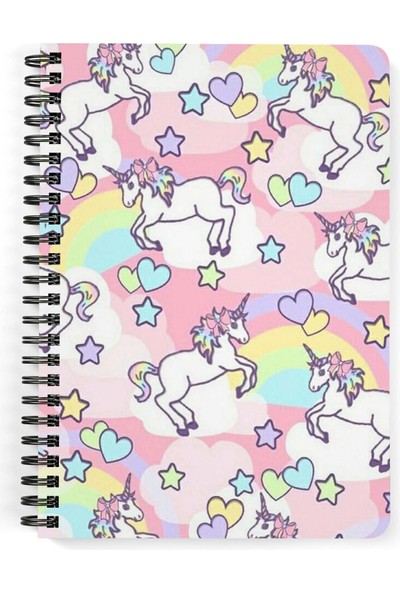 Hero Tasarım Unicorn Baskılı Ahşap Kapaklı Defter 15X20 cm DFT2487 Hero Tasarım Unicorn Baskılı Ahşap Kapaklı Defter 15X20 cm DFT2487