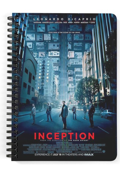 Inception Baskılı Ahşap Kapaklı Defter 15X20 cm DFT2505 Inception Baskılı Ahşap Kapaklı Defter 15X20 cm DFT2505