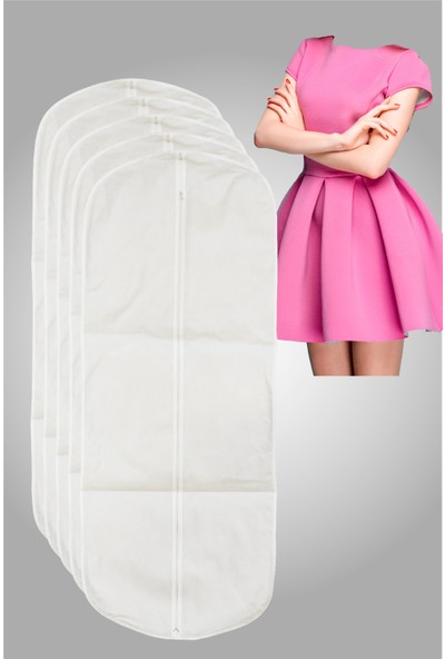 Pevabag Elbise Kılıfı (Abiye) 60 x 150 Baskısız 5 Adet