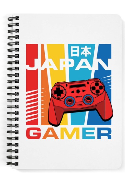 Japan Gamer Baskılı Ahşap Kapaklı Defter 15X20 cm DFT1723 Japan Gamer Baskılı Ahşap Kapaklı Defter 15X20 cm DFT1723