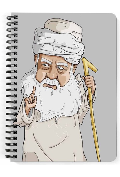 Hero Tasarım Leyla ile Mecnun Dede Baskılı Ahşap Kapaklı Defter 15X20 cm DFT3960 Hero Tasarım Leyla ile Mecnun Dede Baskılı Ahşap Kapaklı Defter 15X20 cm DFT3960