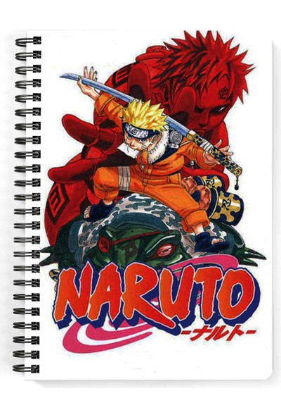 Naruto Anime Baskılı Ahşap Kapaklı Defter 15X20 cm DFT3266