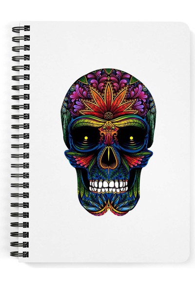 Kuru Kafa Baskılı Ahşap Kapaklı Defter 15X20 cm DFT5972