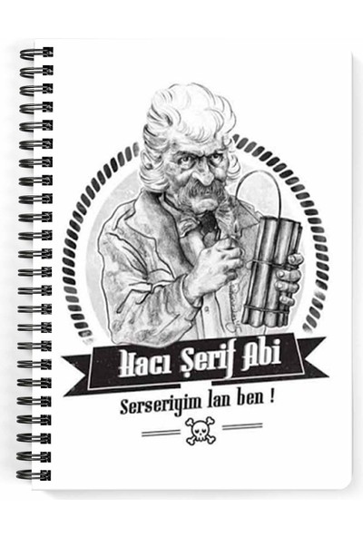 Hacı Şerif Abi Kardeş Payı Baskılı Ahşap Kapaklı Defter 15X20 cm DFT2752 Hacı Şerif Abi Kardeş Payı Baskılı Ahşap Kapaklı Defter 15X20 cm DFT2752