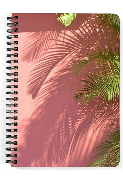 Wall Baskılı Ahşap Kapaklı Defter 15X20 cm DFT3290