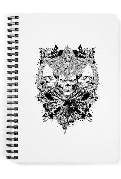 Kuru Kafa Baskılı Ahşap Kapaklı Defter 15X20 cm DFT6342