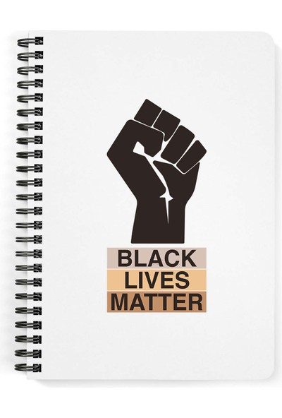 Hero Tasarım Black Lives Matter Baskılı Ahşap Kapaklı Defter 15X20 cm DFT1390 Hero Tasarım Black Lives Matter Baskılı Ahşap Kapaklı Defter 15X20 cm DFT1390