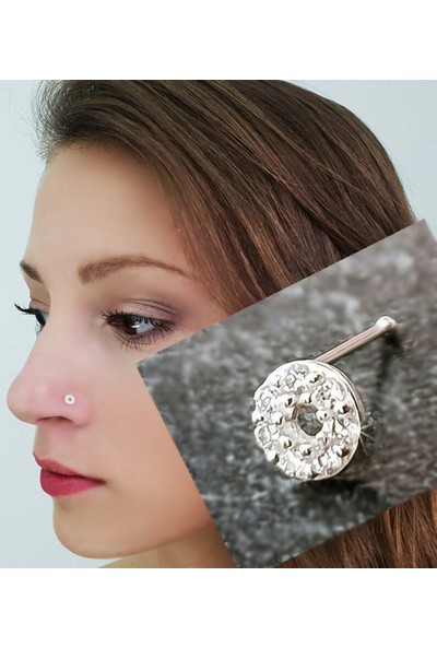 Begonia Accessories 925 Ayar Gümüş Zirkon Taşlı Simit Hızma Begonia Accessories 925 Ayar Gümüş Zirkon Taşlı Simit Hızma