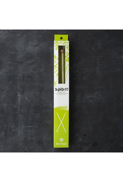 Kartopu Bamboo 33 cm 7 mm Ahşap Japon Örgü Şişi Kartopu Bamboo 33 cm 7 mm Ahşap Japon Örgü Şişi