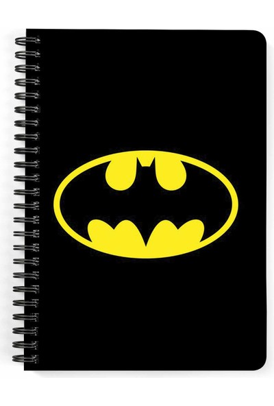 Batman Baskılı Ahşap Kapaklı Defter 15X20 cm DFT4646