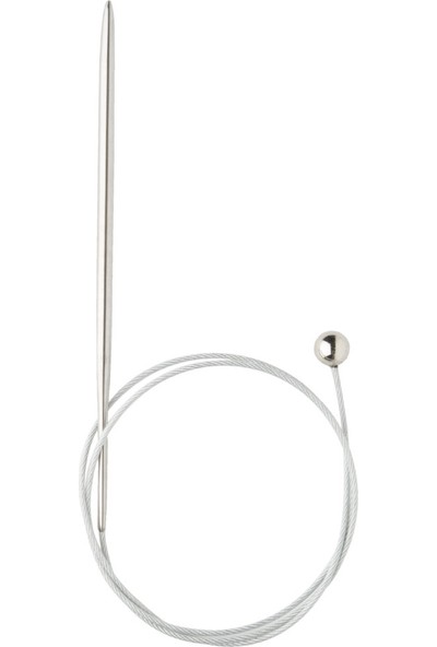 Kartopu 6 mm 60 cm Boncuklu Çelik Esnek Örgü Şişi Kartopu 6 mm 60 cm Boncuklu Çelik Esnek Örgü Şişi