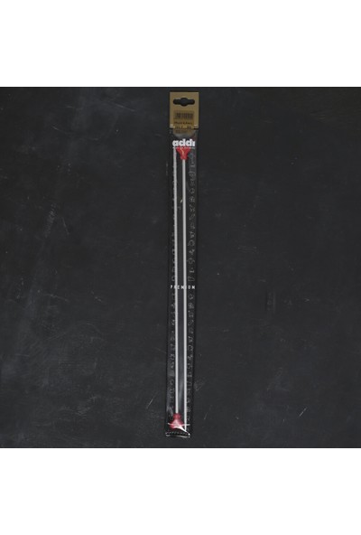 Addı Kalpli 4,5mm 40CM Klasik Alüminyum Örgü Şişi - 200-7