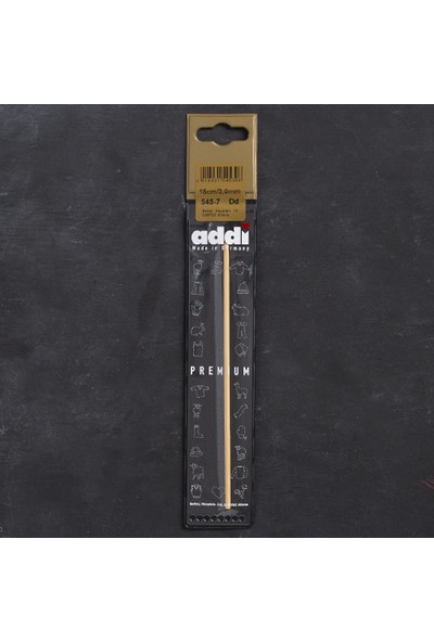Addi Bambus 3mm 15CM Bambu Yün Tığ - 545-7
