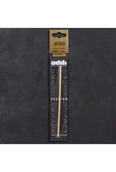Addi Bambus 3,5mm 15CM Bambu Yün Tığ - 545-7