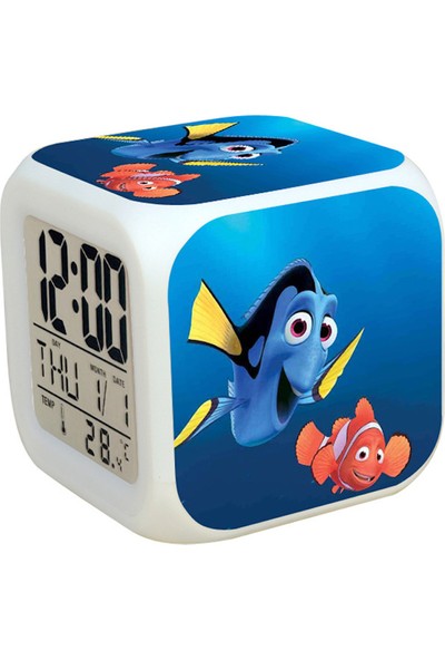Allfun Dory Çalar Saat Bulma Renk Değiştiren LED Saat (Yurt Dışından) Allfun Dory Çalar Saat Bulma Renk Değiştiren LED Saat (Yurt Dışından)