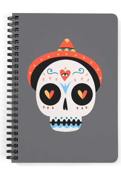 Kuru Kafa Baskılı Ahşap Kapaklı Defter 15X20 cm DFT671