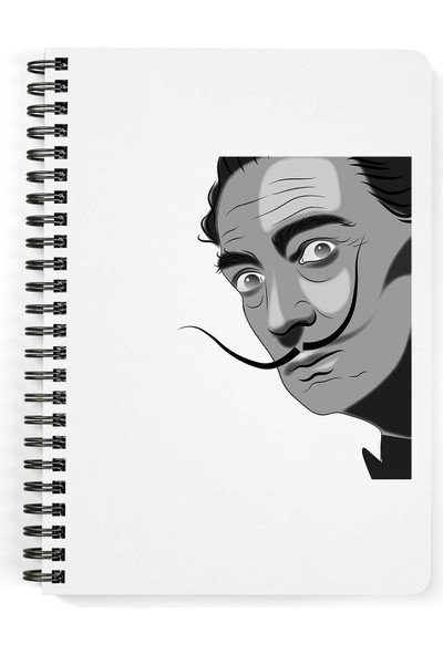 Salvador Dali Baskılı Ahşap Kapaklı Defter 15X20 cm DFT1035 Salvador Dali Baskılı Ahşap Kapaklı Defter 15X20 cm DFT1035
