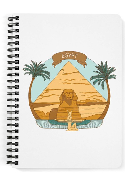 Hero Tasarım Mısır Piramitleri Baskılı Ahşap Kapaklı Defter 15X20 cm DFT2308 Hero Tasarım Mısır Piramitleri Baskılı Ahşap Kapaklı Defter 15X20 cm DFT2308
