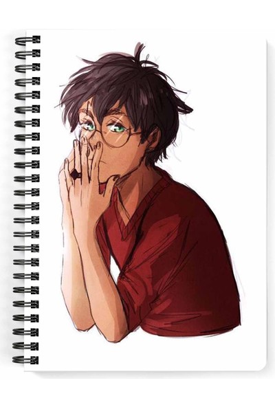 Harry Potter Baskılı Ahşap Kapaklı Defter 15X20 cm DFT3523