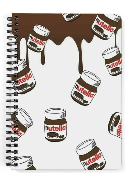 Nutella Baskılı Ahşap Kapaklı Defter 15X20 cm DFT4175 Nutella Baskılı Ahşap Kapaklı Defter 15X20 cm DFT4175