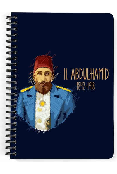 2. Abdulhamid Baskılı Ahşap Kapaklı Defter 15X20 cm DFT5510 2. Abdulhamid Baskılı Ahşap Kapaklı Defter 15X20 cm DFT5510