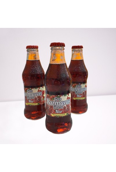 Goca Marmaras Gazozu (Nar) 6'lı Goca Marmaras Gazozu (Nar) 6'lı