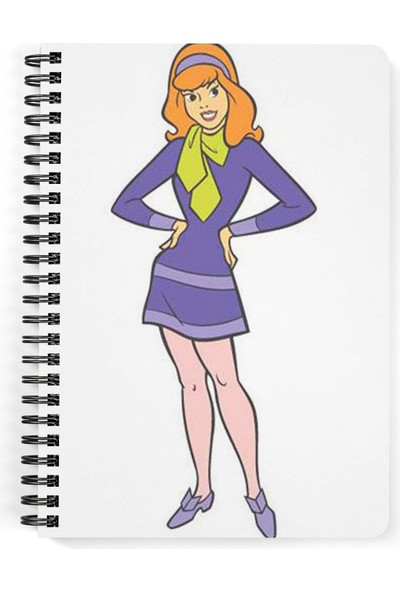 Scooby-Doo Baskılı Ahşap Kapaklı Defter 15X20 cm DFT2314
