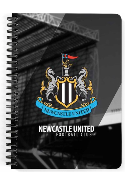 Hero Tasarım Newcastle United Baskılı Ahşap Kapaklı Defter 15X20 cm DFT4510