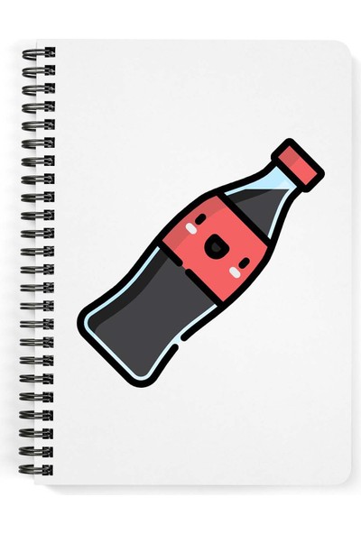 Kola Baskılı Ahşap Kapaklı Defter 15X20 cm DFT5779