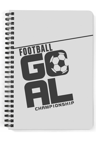 Futbol Baskılı Ahşap Kapaklı Defter 15X20 cm DFT4416
