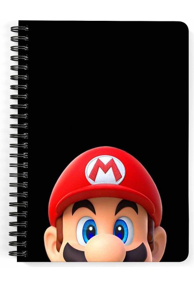Mario Baskılı Ahşap Kapaklı Defter 15X20 cm DFT4370