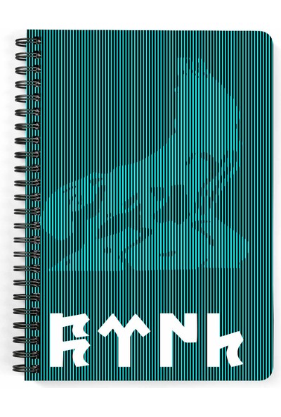 Uluyan Kurt Göktürk Baskılı Ahşap Kapaklı Defter 15X20 cm DFT5684 Uluyan Kurt Göktürk Baskılı Ahşap Kapaklı Defter 15X20 cm DFT5684