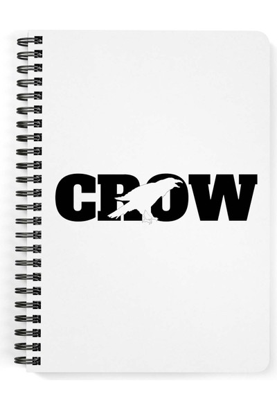 Hero Tasarım Crow Baskılı Ahşap Kapaklı Defter 15X20 cm DFT848 Hero Tasarım Crow Baskılı Ahşap Kapaklı Defter 15X20 cm DFT848