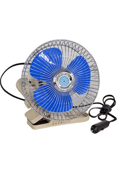 Dreamcar 12'' 30CM Mandallı Vantilatör 24V Kademeli