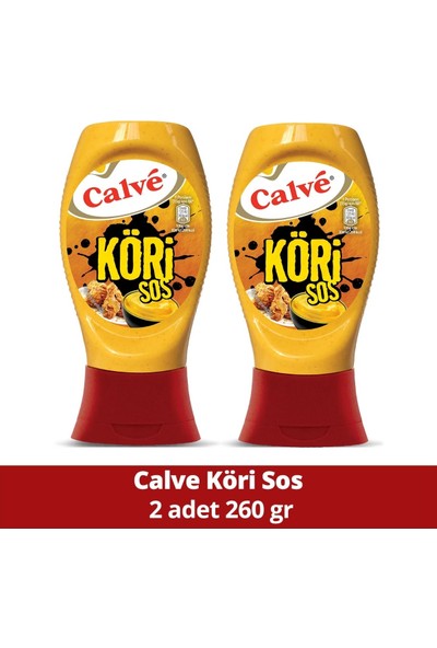 Calve Köri Sos 260 gr x 2 Adet